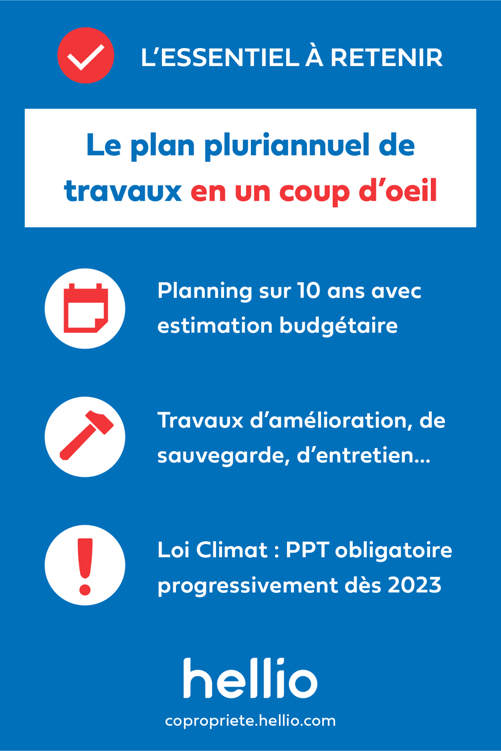 Plan pluriannuel de travaux (PPT) : tout comprendre | Hellio